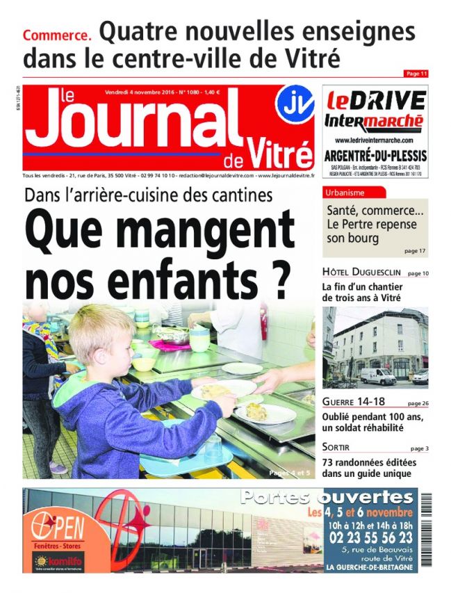 Tarifs publicité Le Journal de Vitré