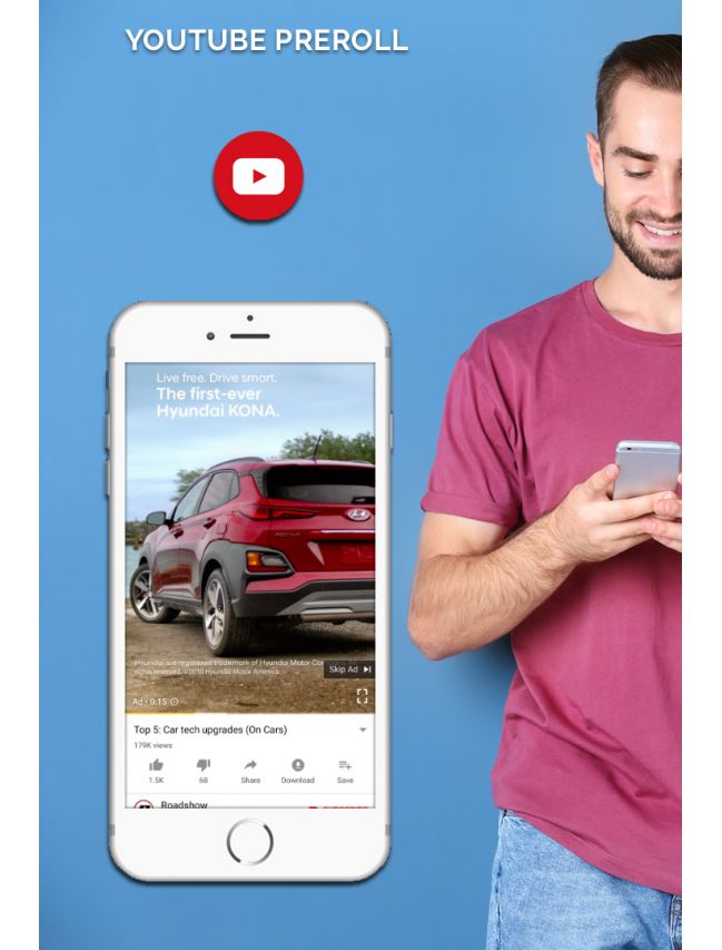 Publicité sur YouTube