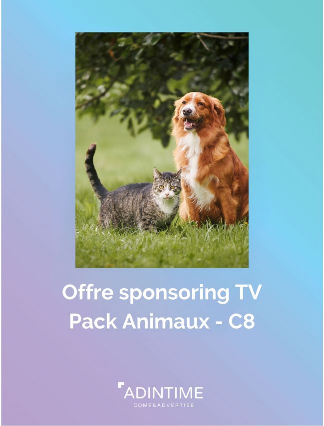 Offre sponsoring TV - Pack Animaux - C8
