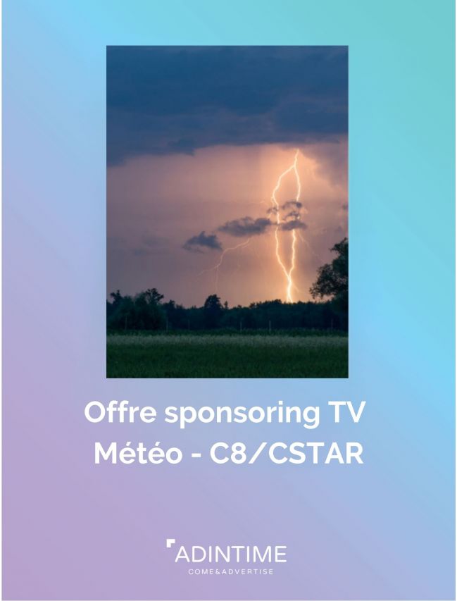 TV sponsoring offer - Weather TV programm C8/CSTAR