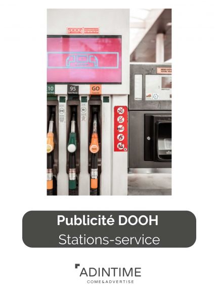 Dispositif publicitaire stations-service POP DIGIMEDIA