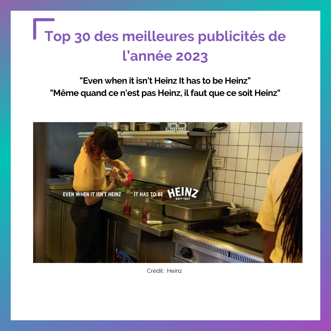 Top 30 des meilleures publicité 2023